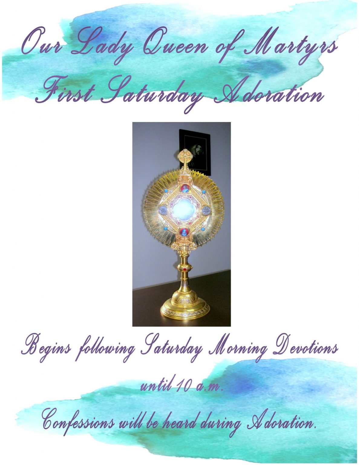 ADORATION – Our Lady Queen of Martyrs Catholic Church