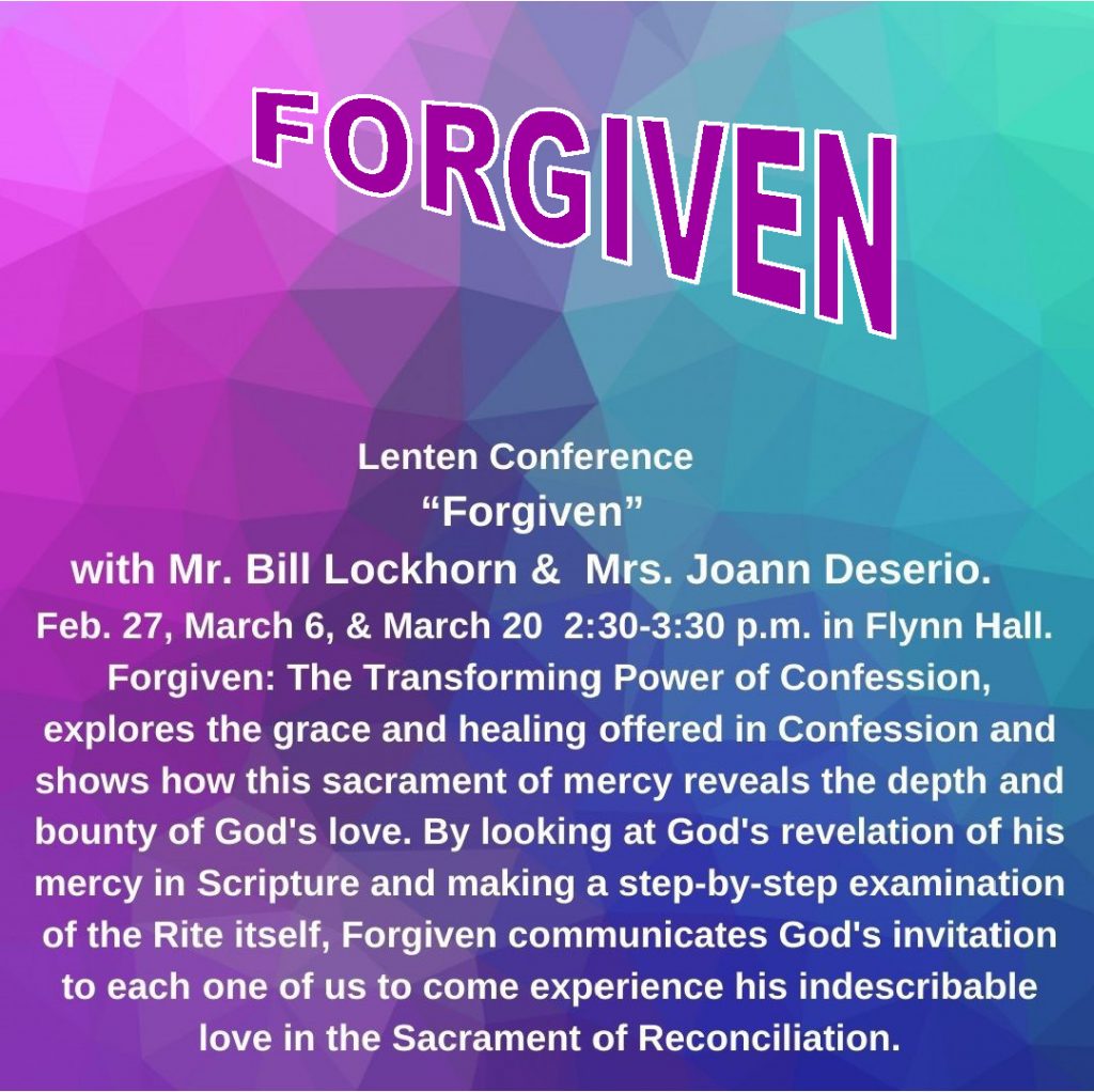 Spiritual Enrichment Program – Lent – Our Lady Queen of Martyrs ...